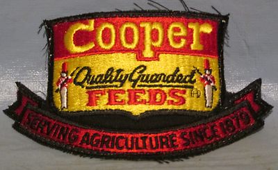 Vintage Cooper Quality Guarded Feeds patch used | eBay