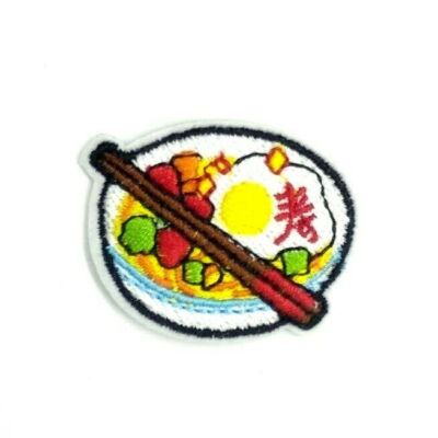 Ramen Noodles Patch Food Iron on Applique Embroidered DIY Jacket 1545 ...