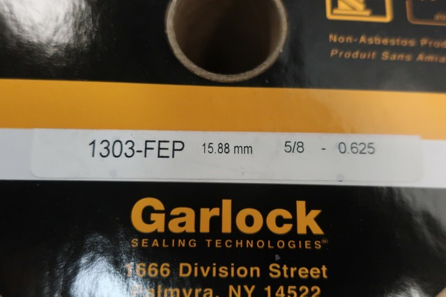 Garlock 1303-fep 5/8â Iconel Braided Compression Packing 5# Fresh Stock ...