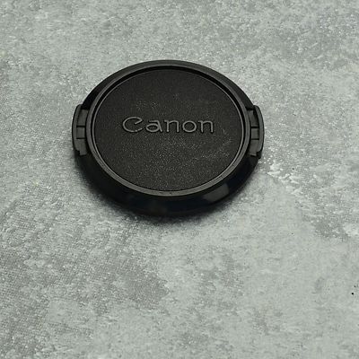 Retro Genuine Canon FD C 55mm Snap-On Front Lens Cap 35 f2 f3.5 50 f1.4 ...