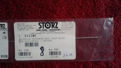 31110C KARL STORZ CLICKLINE ROTHENBERG BOWEL GRASP INSERT | eBay