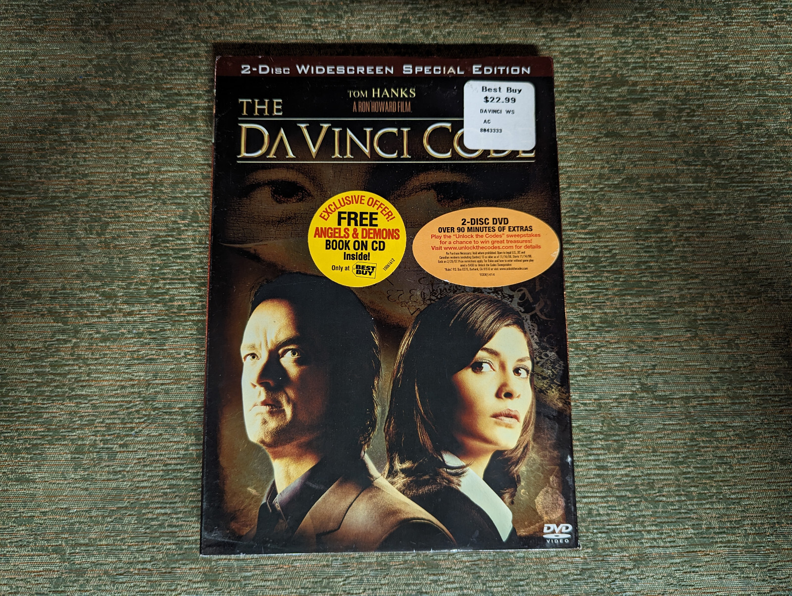 The Da Vinci Code DVD 2-Disc Set Widescreen Special Edition Tom Hanks ...