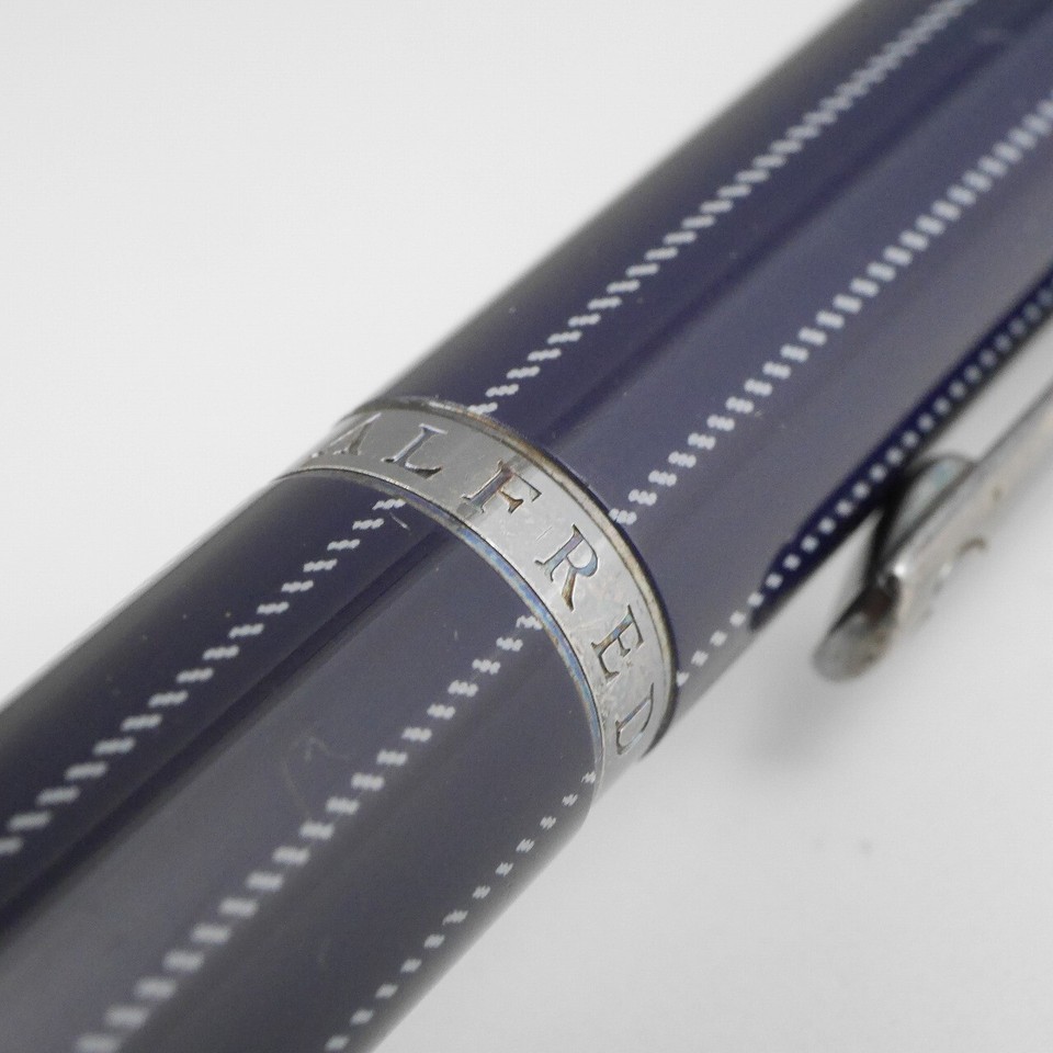 dunhill New-Gemline Dark Blue Lacquer ST Ballpoint Pen (used)(Blue Ink ...