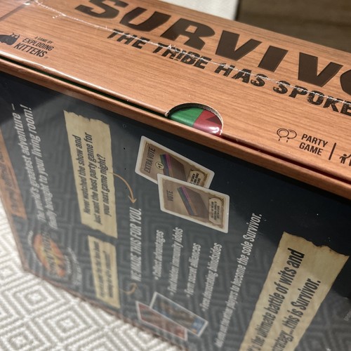 SEALED Exploding Kittens Survivor: The Tribe Has Spoken Only Official ...