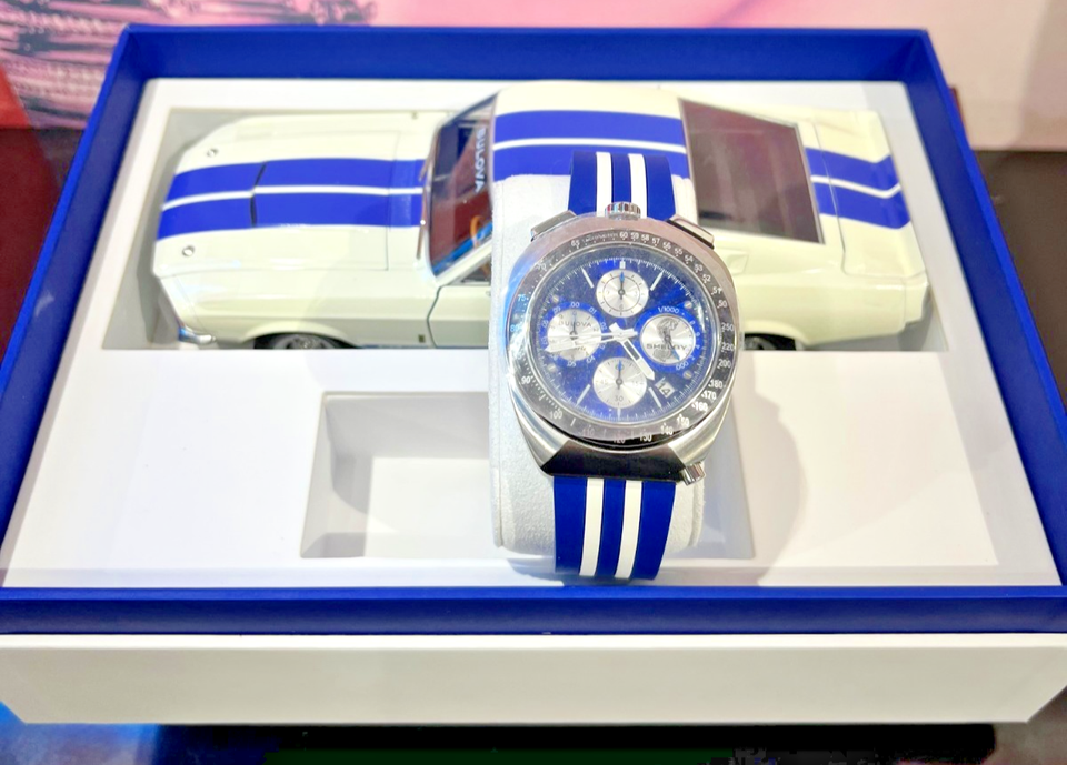 Bulova Shelby Racer Blue Chronograph Men's Watch LIMITED EDITION W/ Box ...