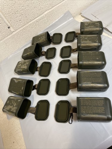 US Army Green Gas Mask Military Army Decon Kit M258A1 Storage Case MT ...