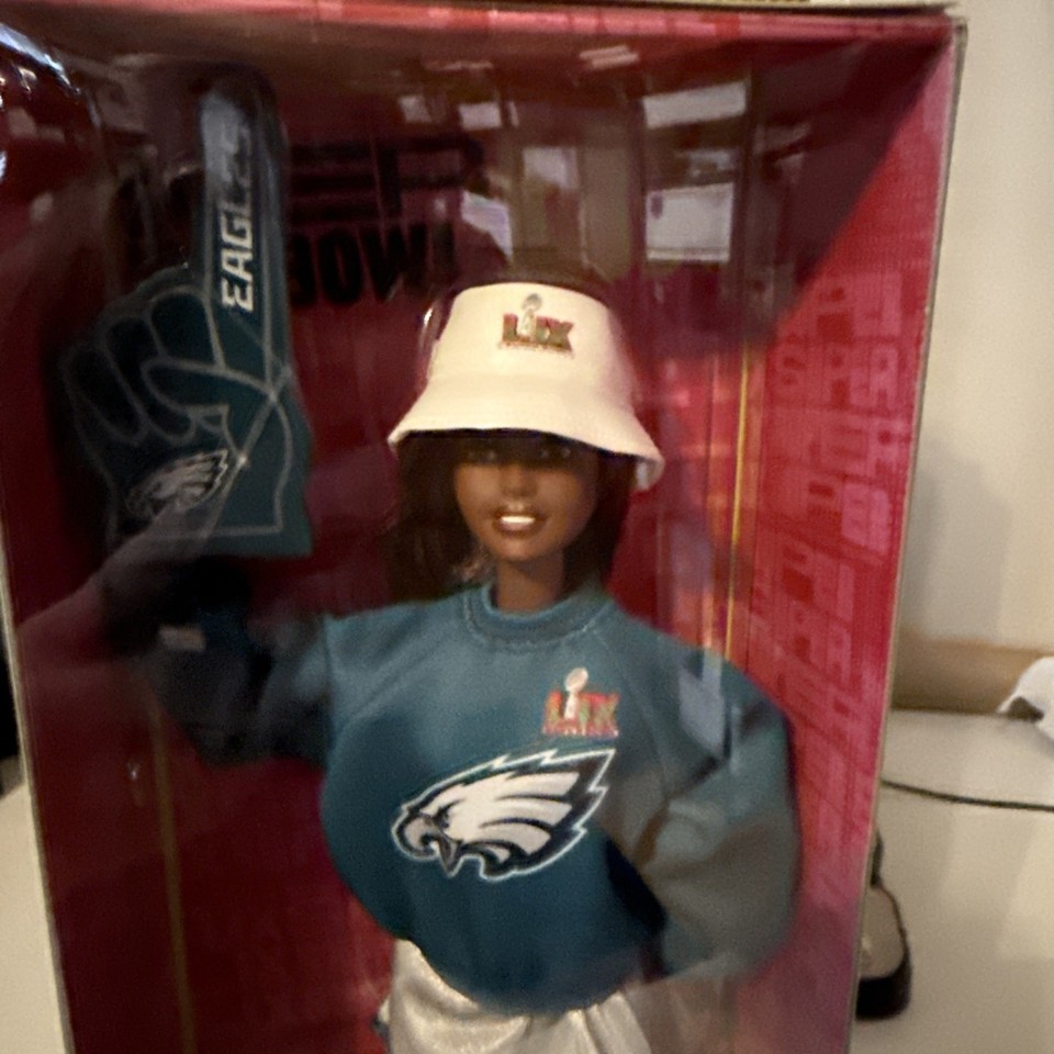 2025 Barbie NFL Super Bowl LIX Champions Philadelphia Eagles Doll | eBay