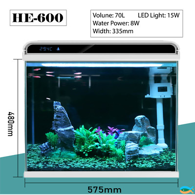 SUNSUN HE-600 70L Brand New Aquarium Fish Tank Complete Set | eBay ...