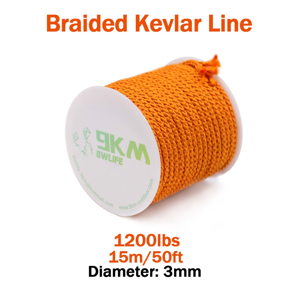 Braid Kevlar Cord Fishing Line Kite Flying String Camping Rope Made ...