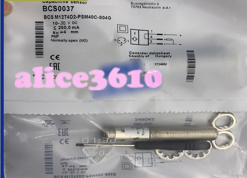 1PC NEW BCS M12T4D2-PSM40C-S04G sensor | eBay