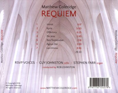 RSVP VOICES / GUY JOHNSTON / STEPHEN FARR MATTHEW COLERIDGE: REQUIEM ...