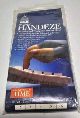 Original Handeze Therapeutic Support Glove Size 5 Large Blue - 2 Gloves ...