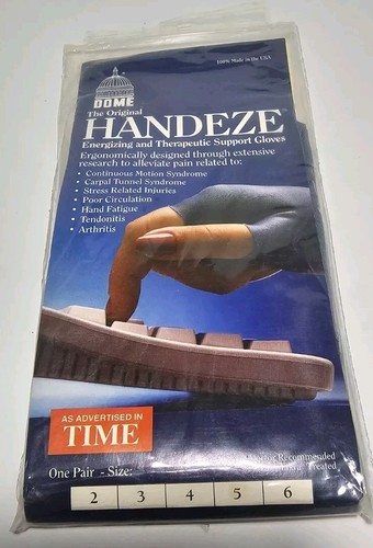 Original Handeze Therapeutic Support Glove Size 5 Large Blue - 2 Gloves ...