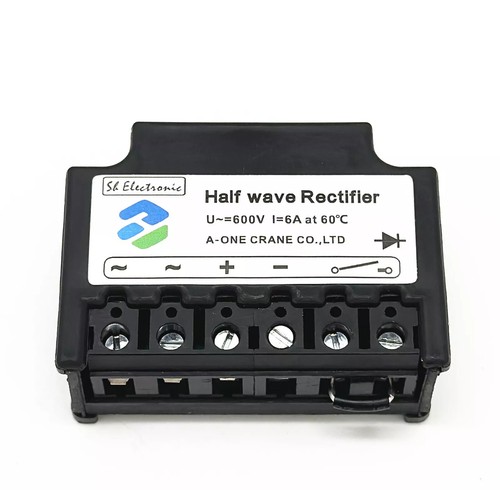 A-ONE CRANE Half wave rectifier U=600V I=6A at 60℃ Motor brake | eBay