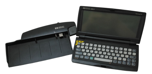 Hewlett Packard HP 320LX Handheld Palmtop PC Computer Vtg For Parts ...