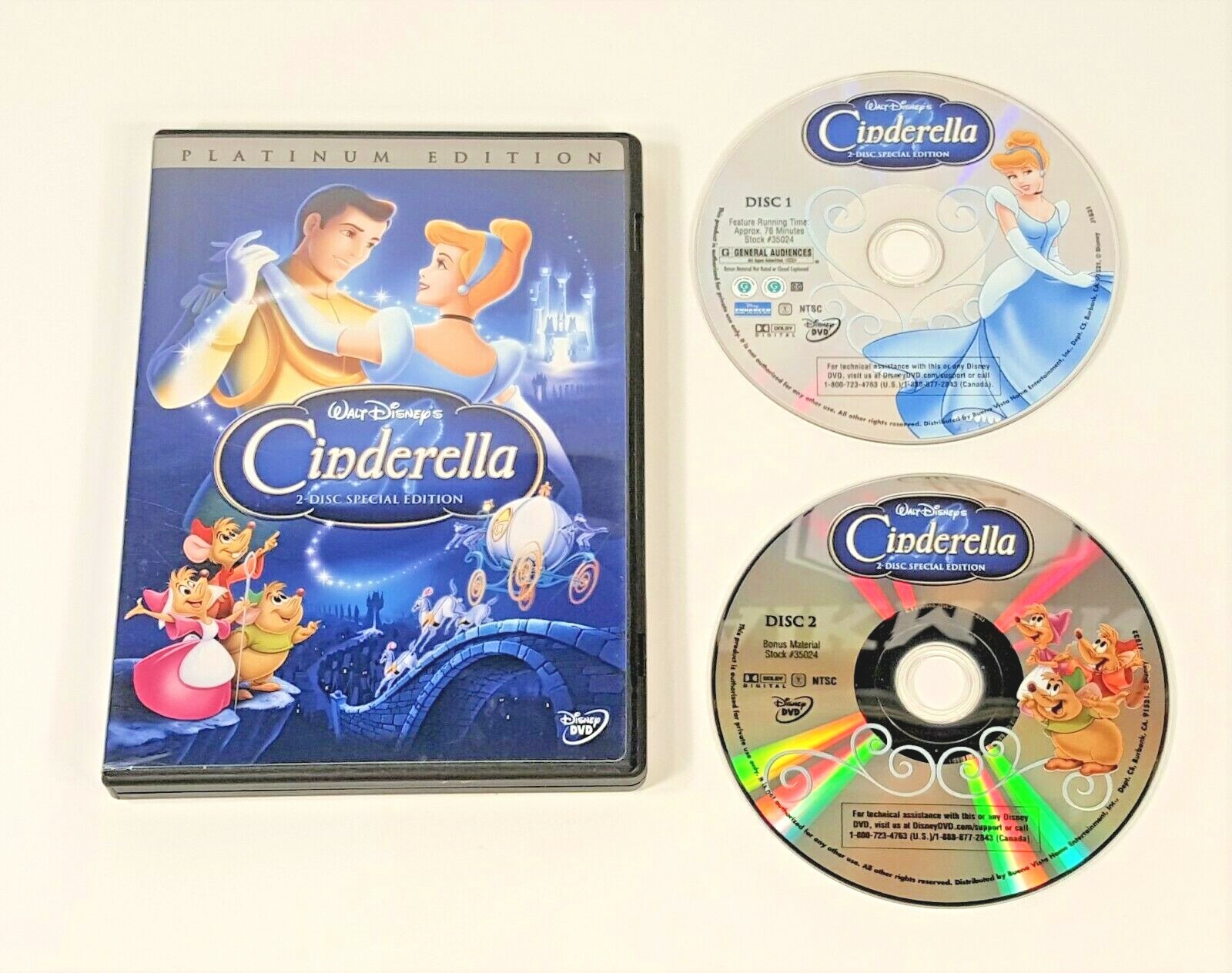 Cinderella (DVD, 2005, 2-Disc Set, Special Edition - DVD Platinum ...