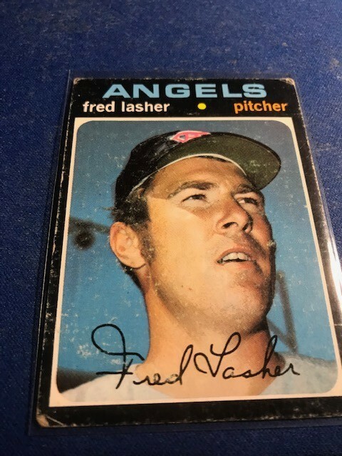 1971 Topps Baseball Fred Lasher #707- Angels High # | eBay
