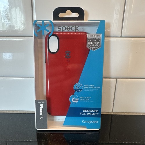 Speck Products Red Candy Shell Cell Phone Case for iPhone XS/iPhone X ...