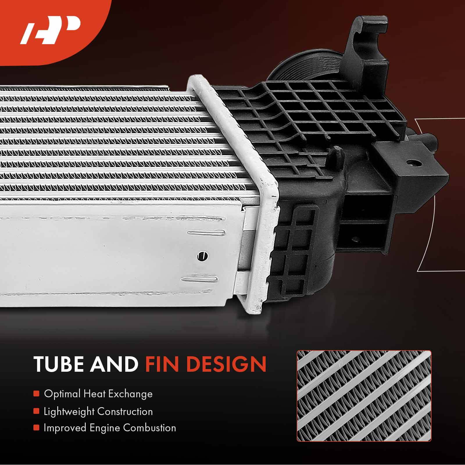 A-Premium Turbo Charge Air Cooler Intercooler for Ford Edge 15-21 ...