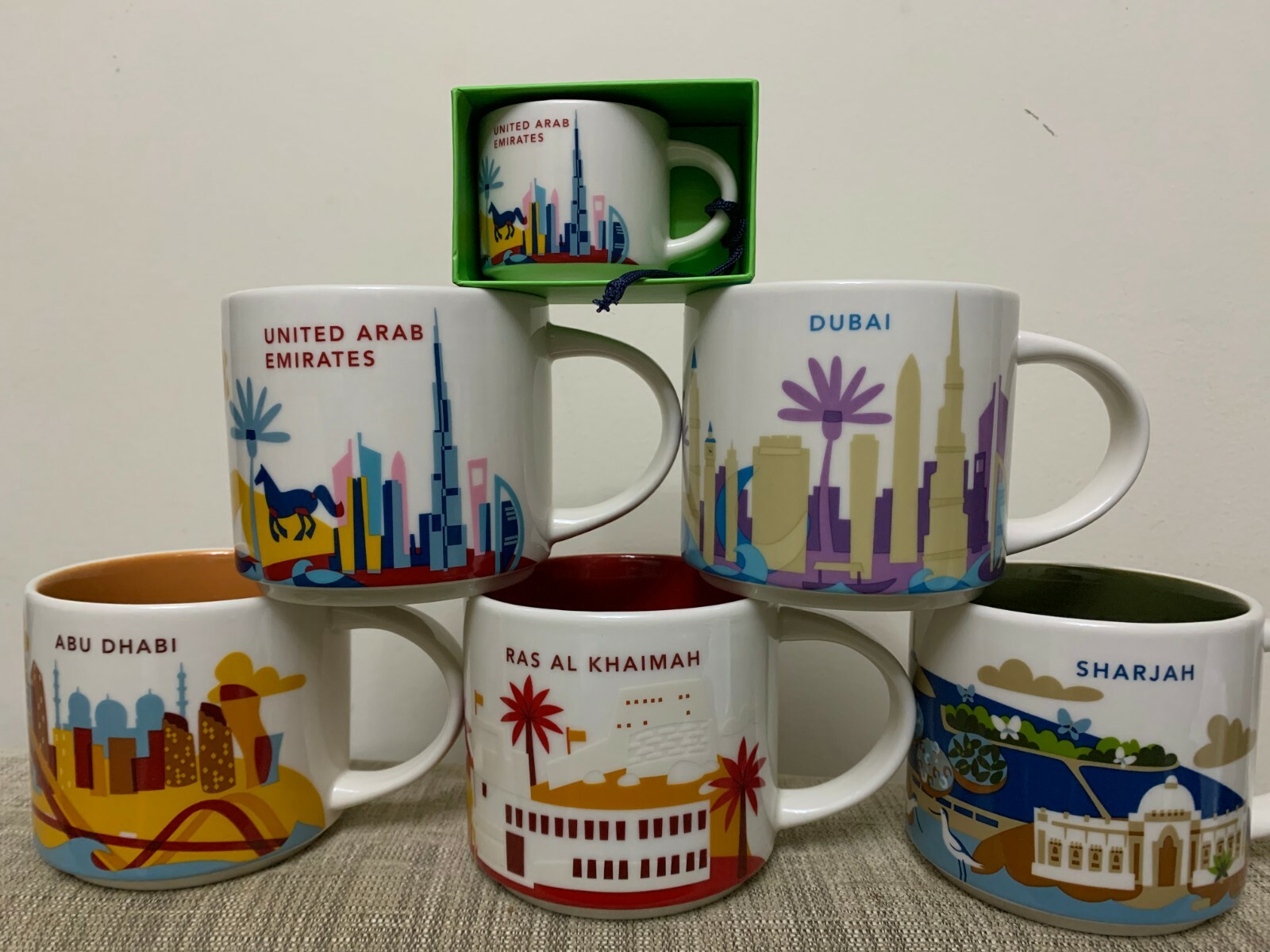 Starbucks YAH mug UNITED ARAB EMIRATES (14 fl oz ) new with SKU sticker ...