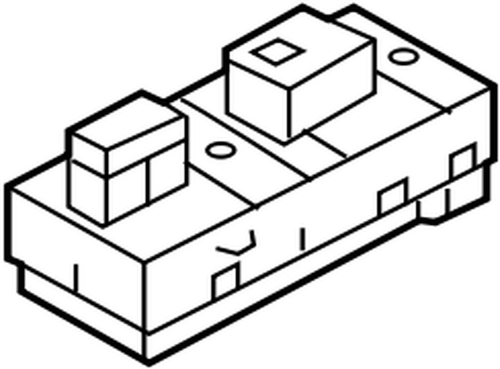 25401-1V81A Nissan Switch assy-power window, main 254011V81A, New ...