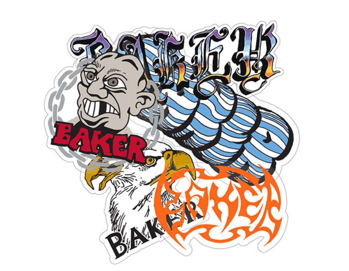 Baker Skateboards Chain Series Decal Stickers (PACK OF 10) | eBay