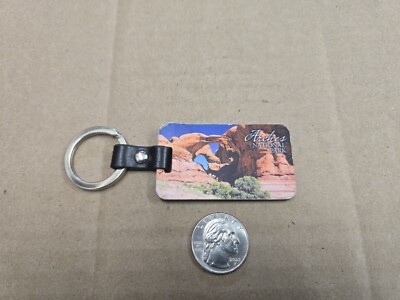 Archer National Park Moab Utah UT Vintage Keychain Key Chain Ring Loop ...