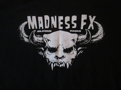 MADNESS FX Premium Halloween/Film Silicone Masks T-SHIRT Black Size 2XL ...