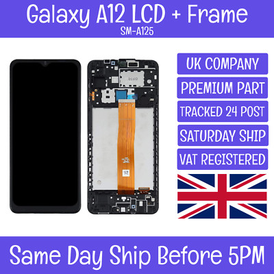 Samsung Galaxy A12 2020 SM-A125F LCD Display Screen Touch Digitizer ...