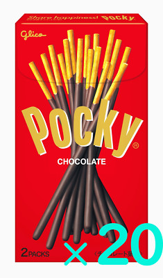Glico Pocky × 20 packages made in Japanese chocolate candy snack ...