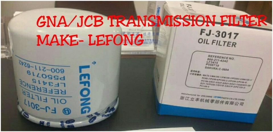 Jcb Filter Service Kit Project 12 Turbo Engine (Set Of 6 Pieces Of ...