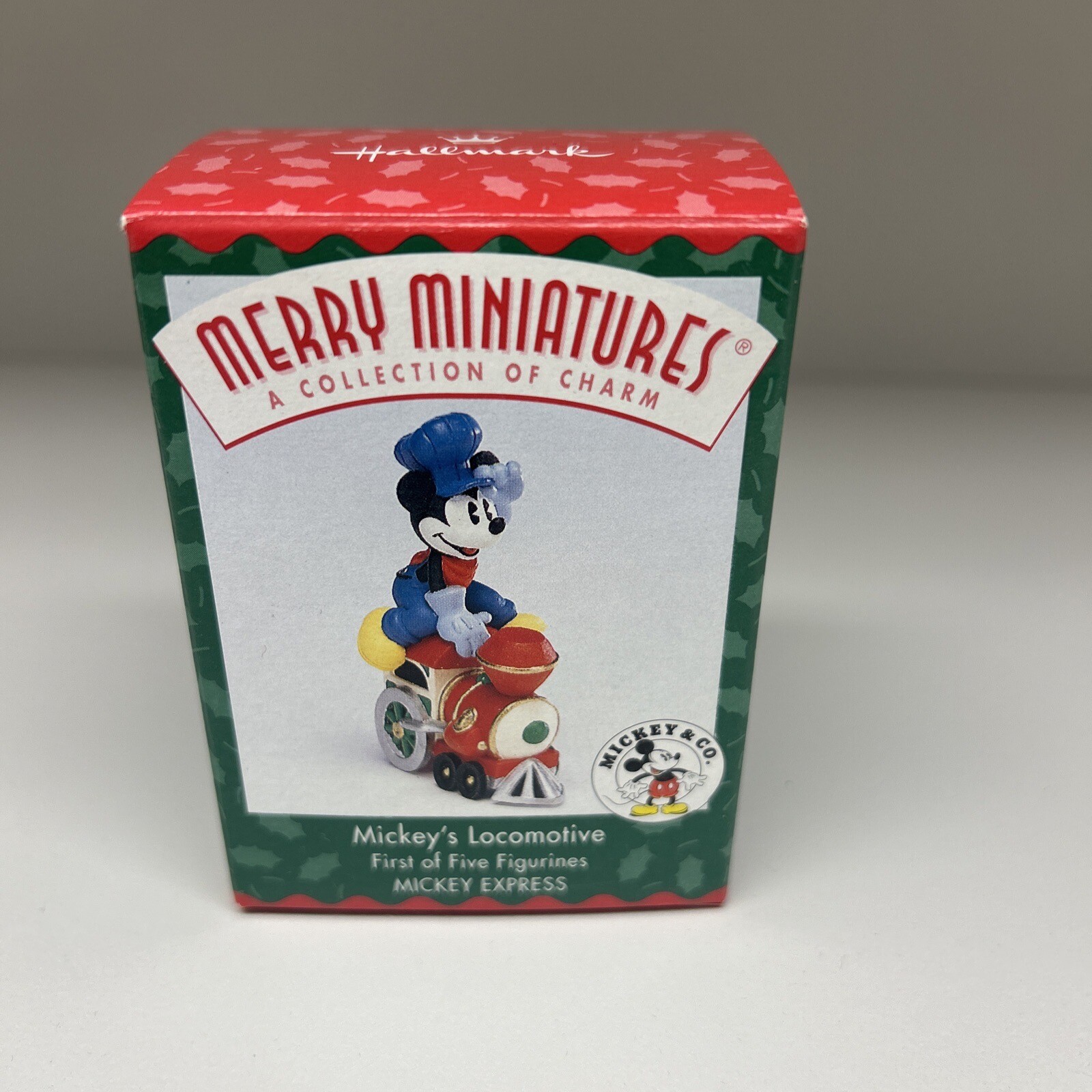 Mickey's Locomotive - Mickey Express - Merry Miniatures Hallmark ...