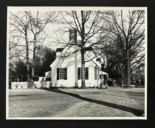 1980s Colonial Style Homes Williamsburg VA Village Stone Street Vintage ...