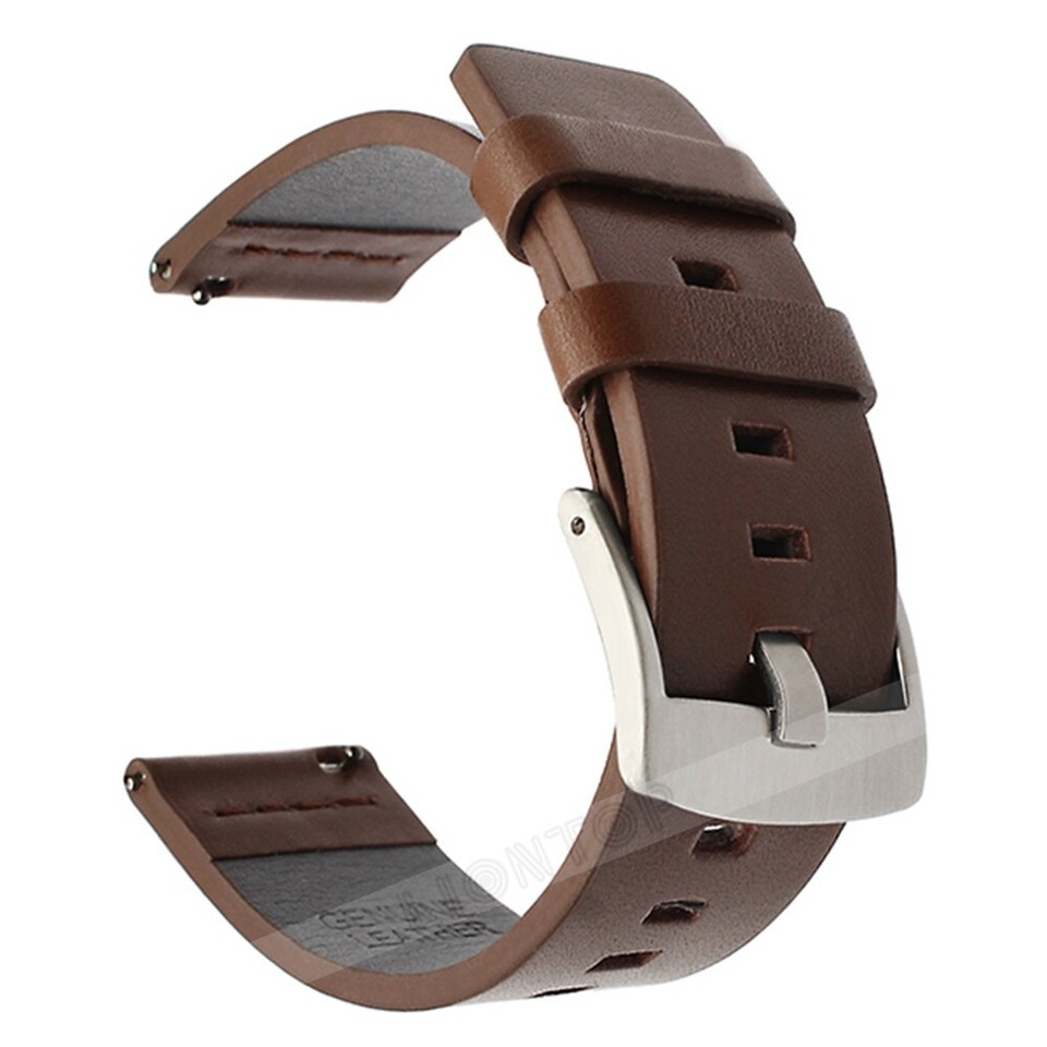 For Fossil Watch Genuine Leather Band Wrist Strap 18/20/22mm+Quick ...