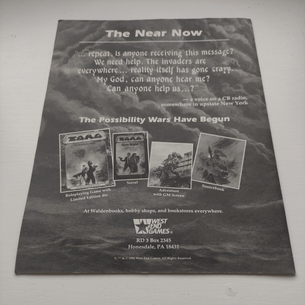 Torg Rpg World Books