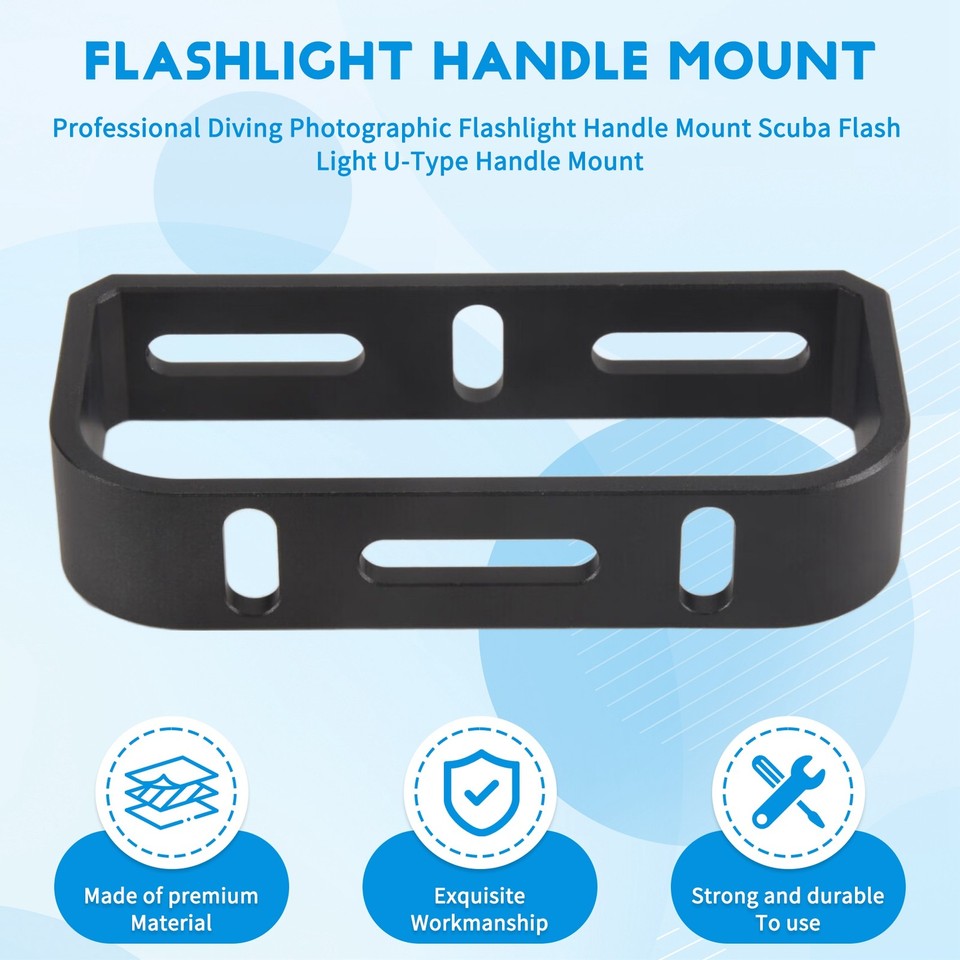 Professional Diving Photographic Flashlight Handle Mount Scuba Flash ...