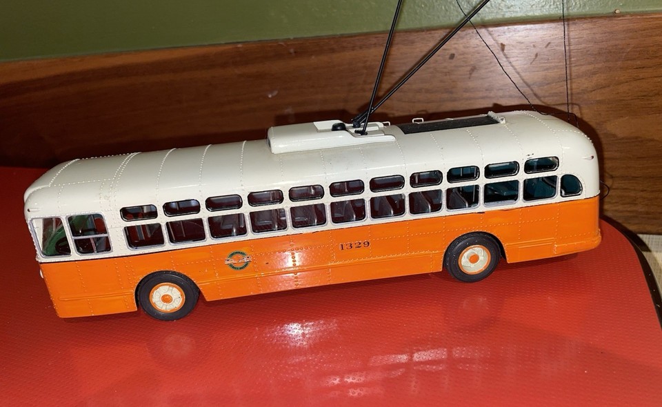 Cincinnati Street Railway Electric Trolley Bus Model | eBay