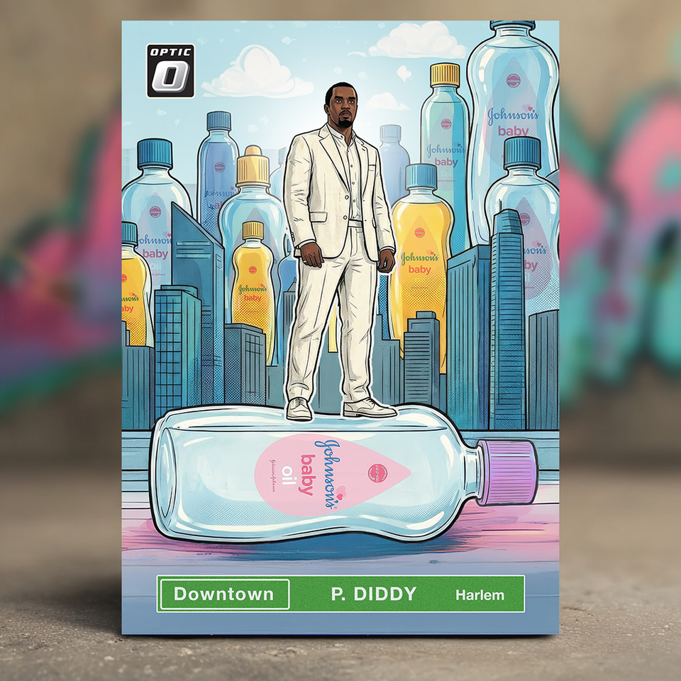 P Diddy Puff Daddy Downtown Style Custom Card Limited Edition Holo Art ...