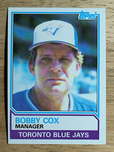 1983 Topps #606 Bobby Cox MG | eBay