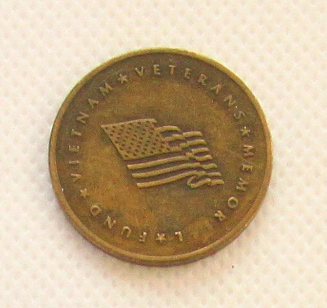 Vietnam Veteran's Memorial Fund Medal 25 Year Commemorative Token ...