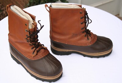 Sorel Sz 10 VTG Chieftain Waterproof Insulated Duck Boots w/ Felt ...