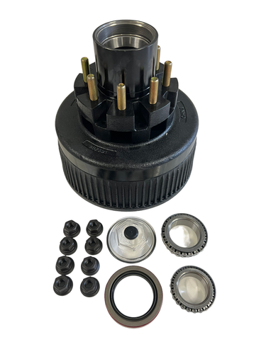 12k Trailer Hub & Drum KIT for Dexter Axles - With Swivel Flange Nuts ...