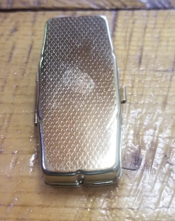 Tin Part Kit box patches Box Muzzleloader Hawken musket Blackpowder ...