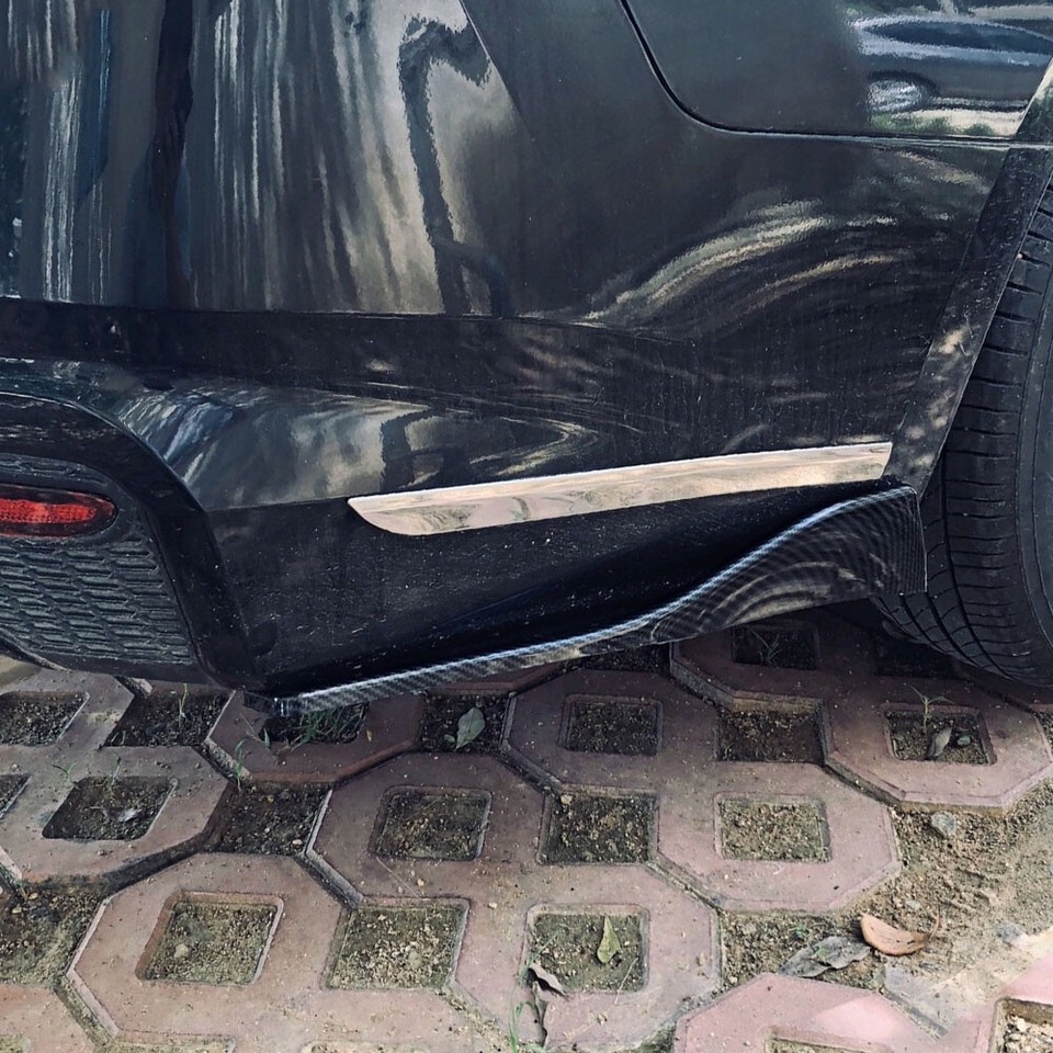 Carbon Fiber Rear Bumper Side Splitter Diffusers Apron Spat for Nissan ...