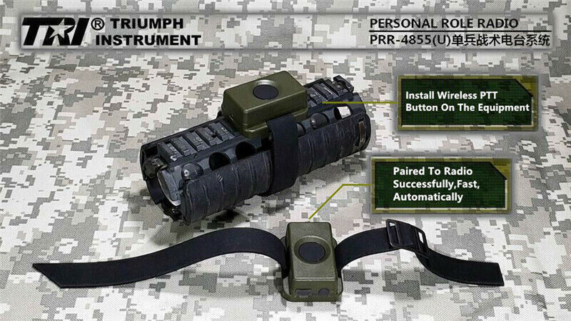 IN US! TRI PRR 4855U(S) Single Com Connector Tactical Radio Army PRC ...