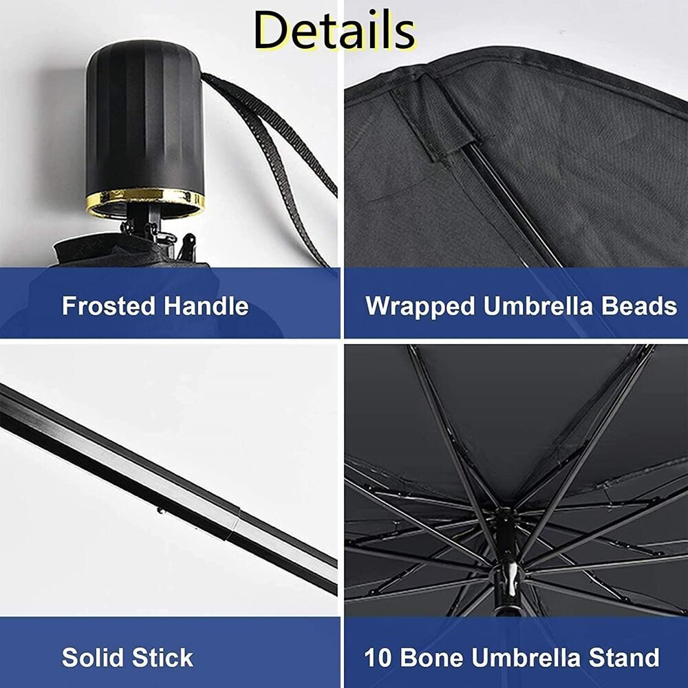 Car Windshield Sun Shade Foldable Umbrella Front Window Cover Visor ...