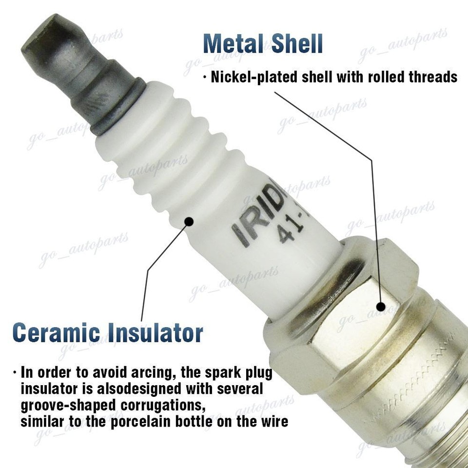 6Pcs Spark Plugs 41-109 Iridium 12622561 For Buick Cadillac Chevrolet ...