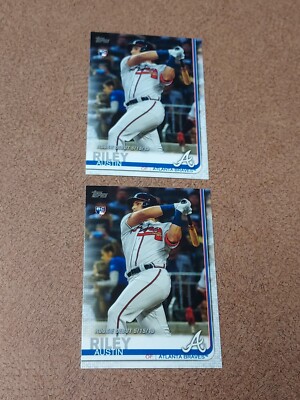 AUSTIN RILEY 2019 TOPPS UPDATE ROOKIE DEBUT ROOKIE CARDS.CARD US252 ...
