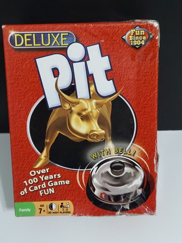 💙 Pit Deluxe w/ Bell Card Game "Corner The Market" Classic Trading by ...