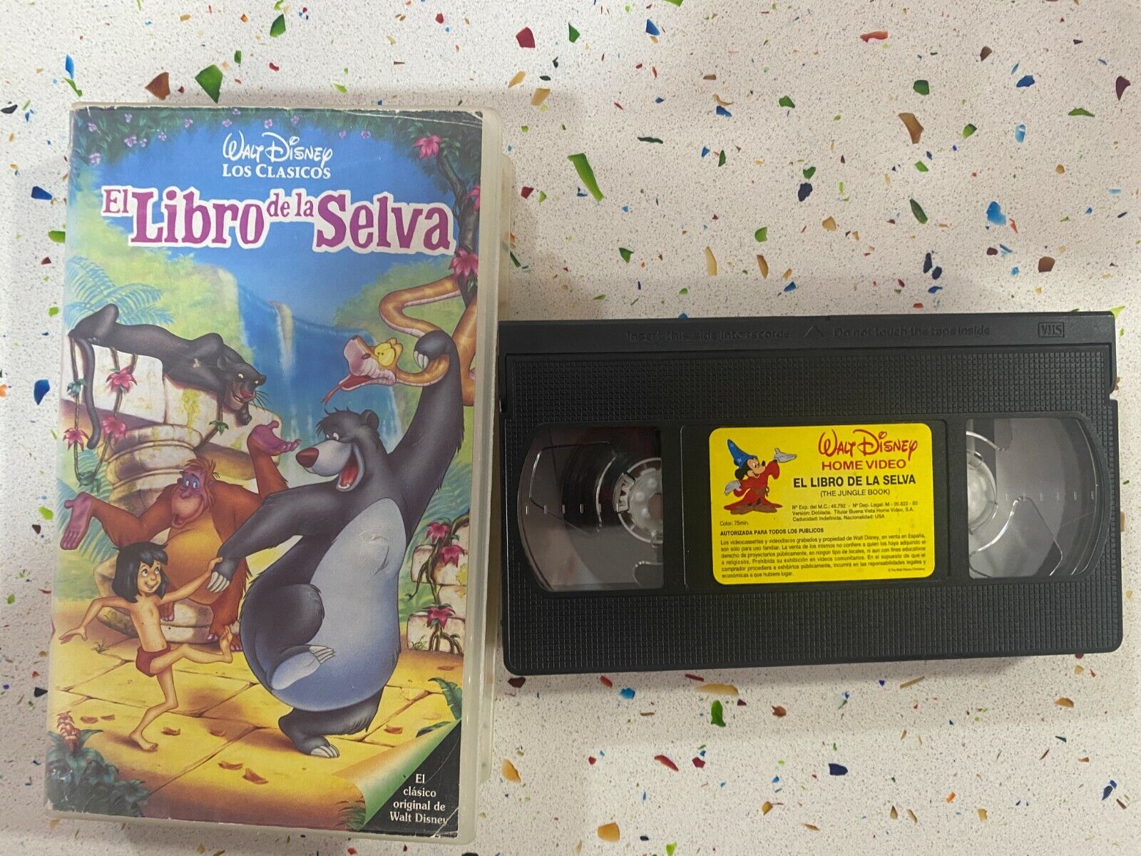 El Libro De La Selva Vhs Cinta Tape Walt Disney Philippine Consulate